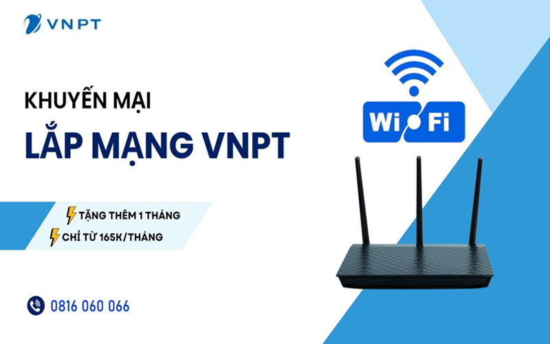 Lắp đặt Wifi VNPT | Trang bị Modem Wifi 6 | Công nghệ mới nhất XGSPON